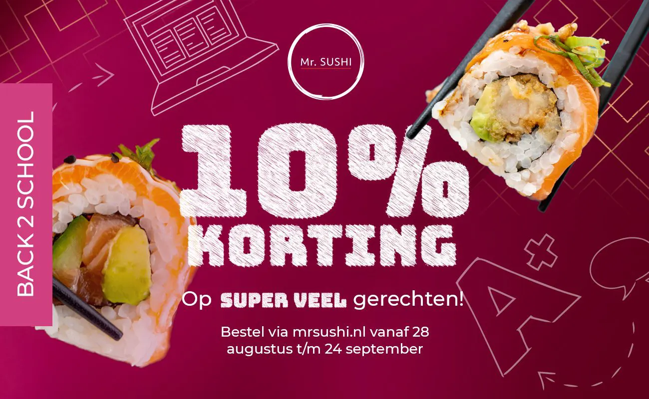 Mr. Sushi - Dé beste plek voor alle Sushi-liefhebbers