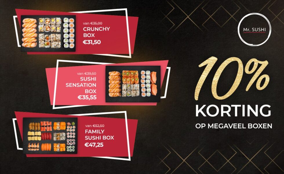Mr. Sushi - Dé beste plek voor alle Sushi-liefhebbers